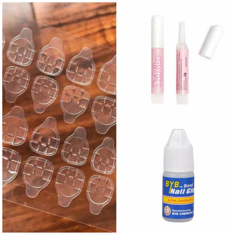 Jual Lem Kuku Palsu / Nail Glue / Lem Tempel 2ml 3ml | Shopee Indonesia