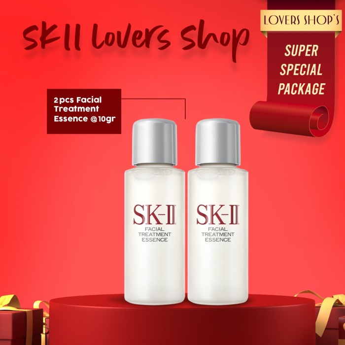 Jual SK-II/SK2/SKII/ PROMO FACIAL TREATMENT ESSENCE / FTE 10 ML X 2 PC | Shopee Indonesia