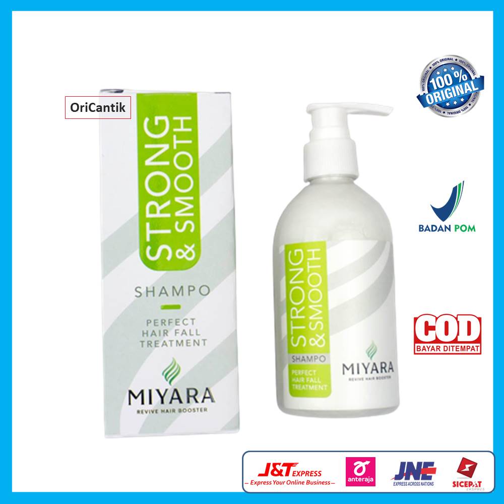 Jual Miyara Shampo Anti Rontok Strong and Smooth Original BPOM | Shopee ...