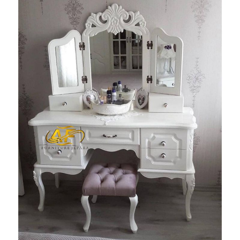Jual meja rias mewah,meja rias kekinian,meja rias Duco,meja rias kayu ...