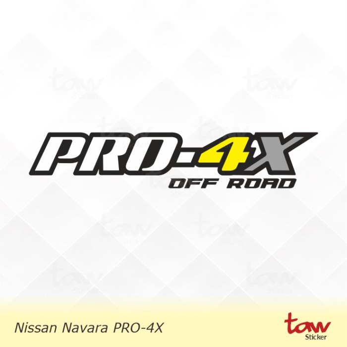 Jual Pro-4X Off Road Cutting Sticker Stiker Kaca mobil Nissan Navara | Shopee Indonesia