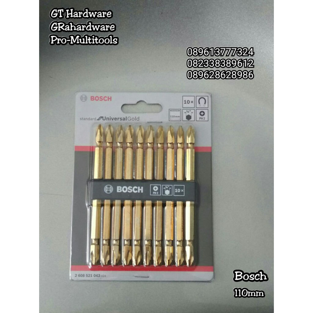 Jual Bosch Mata Obeng Angin / Mata Skrup Ph 2 x 110 mm | Shopee Indonesia