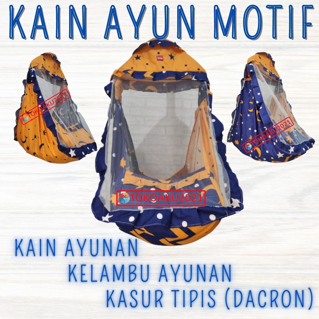 Jual AYUNAN BAYI KAIN AYUN MOTIF Perlengkapan Tidur Bayi Motif Kartun ...