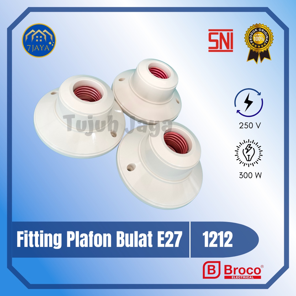 Jual Fitting Plafon Bulat Broco | Shopee Indonesia