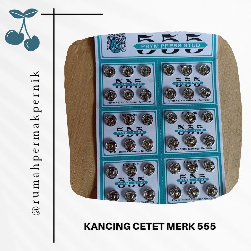 Jual Kancing Cetet 555 per Papan | Shopee Indonesia