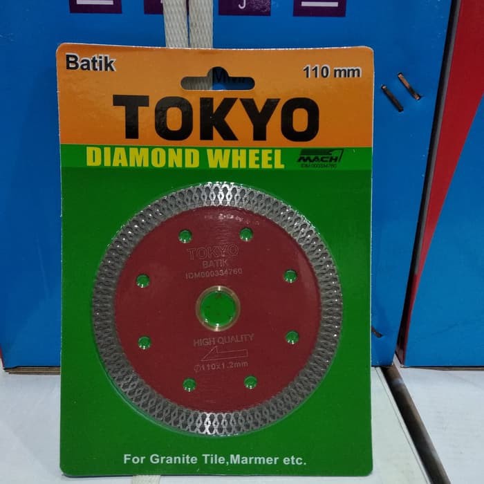 Jual Diamond Wheel Tokyo Batik 4" Potong Keramik -Pisau Granite/Marmer ...