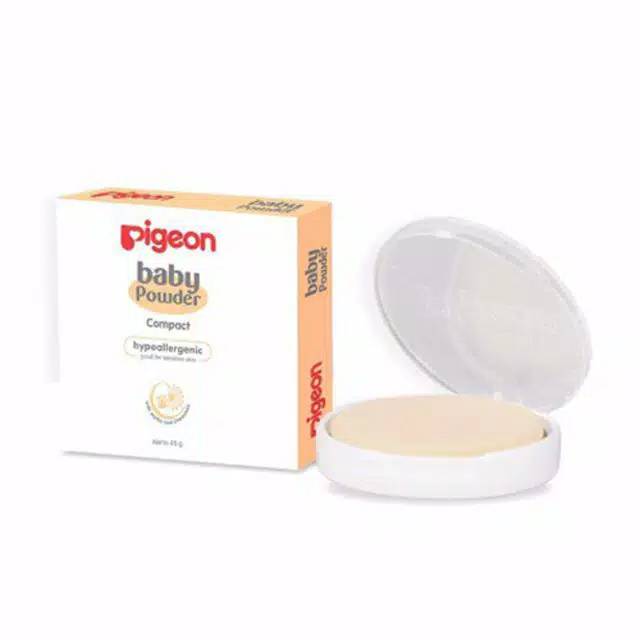 Jual Pigeon Baby Powder Compact with case / refill 45gr / Bedak Padat ...