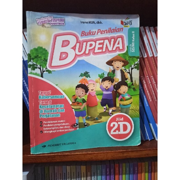 Jual BUKU BEKAS BUPENA 2D KELAS 2 SD ERLANGGA KURIKULUM 2013 EDISI ...