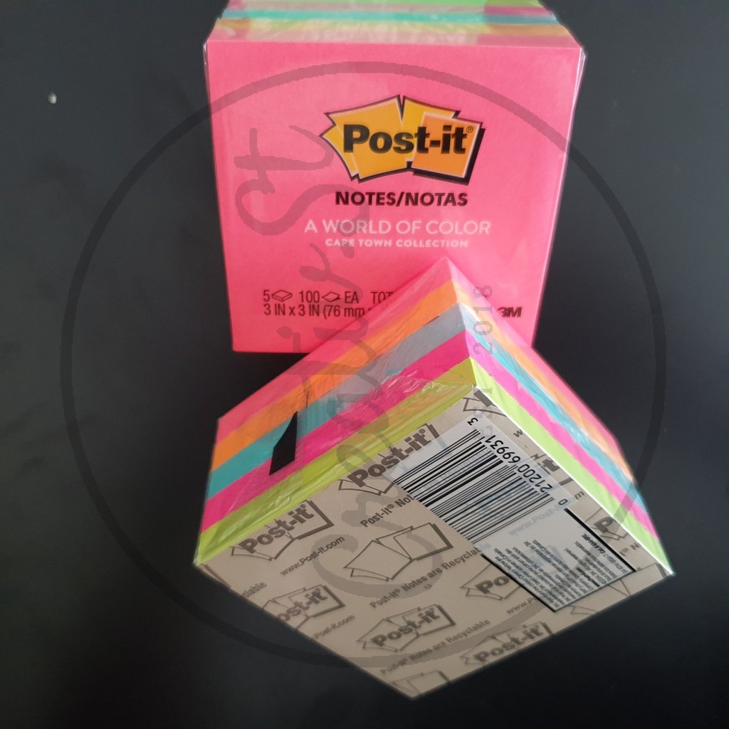 Jual 3M Post It Sticky Notes Notes 654 Warna Warni (1 Pcs) | Shopee ...