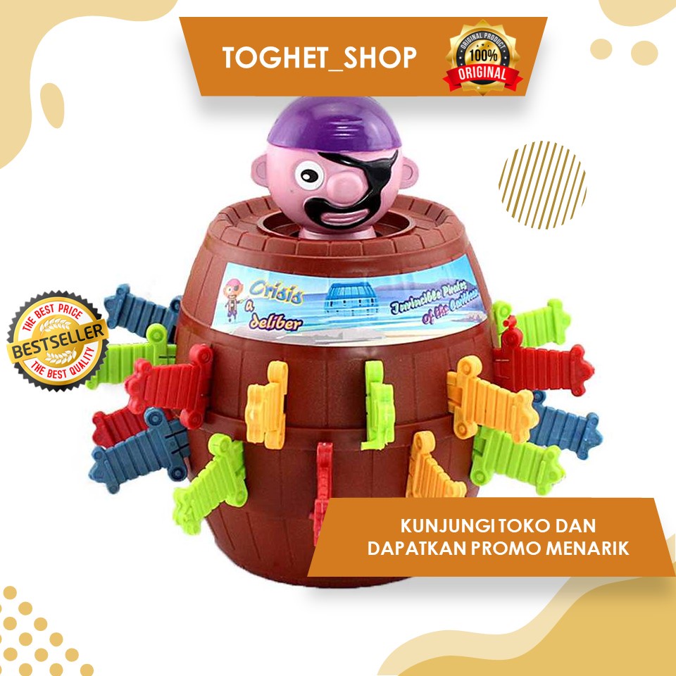 Jual Permainan Pirate Roulette Crazy Pirates Roulette Lucky Barrel ...