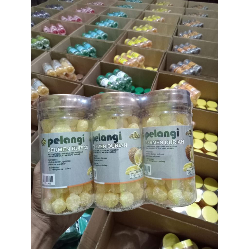 Jual Permen Botol Rasa Durian - 150gr | Shopee Indonesia