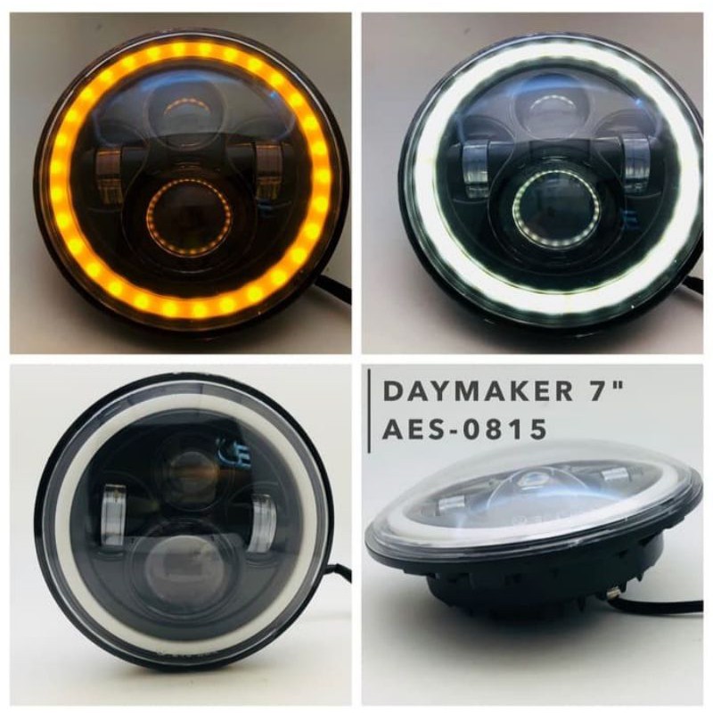 Jual DAYMAKER 7 INCHI 60 WAT INCHI DRL DAN SEIN I LAMPU LED DAYMAKER 60 ...