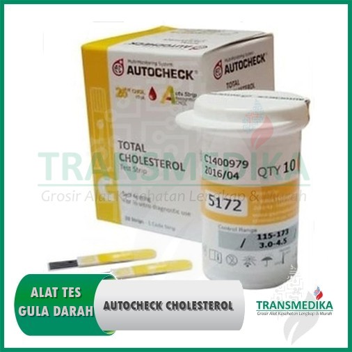 Jual Autocheck Cholesterol / Strip Refill Cholesterol / Autocheck ...