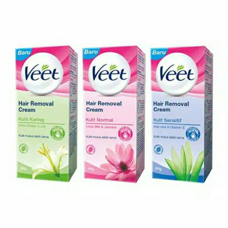 Jual Veet Hair Removal Cream 60 Gr Dan 25Gr (Perontok Bulu) | Shopee ...