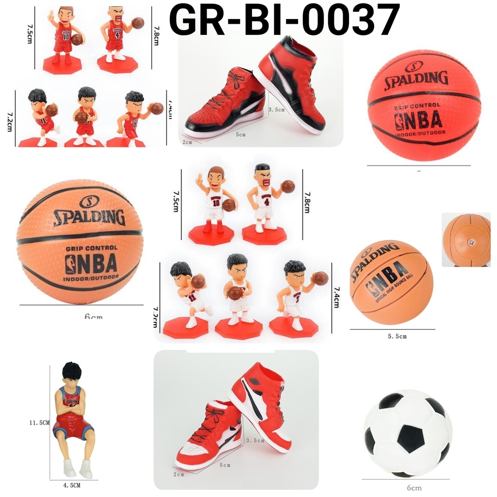 Jual GR-BI-0037 Hiasan topper kue figurine sepak bola pemain sepatu ...