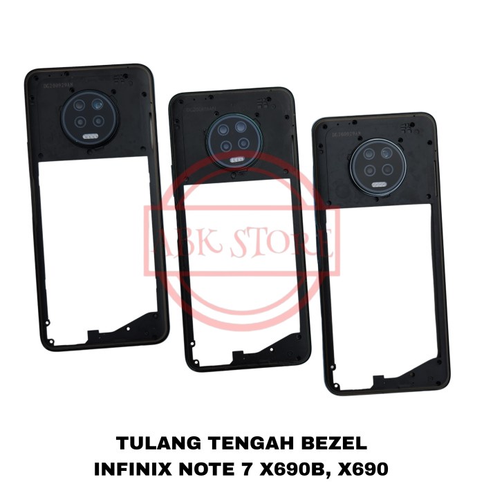 Jual TULANG TENGAH BEZEL - BAZEL - MIDDLE FRAME INFINIX NOTE 7 X690 ...