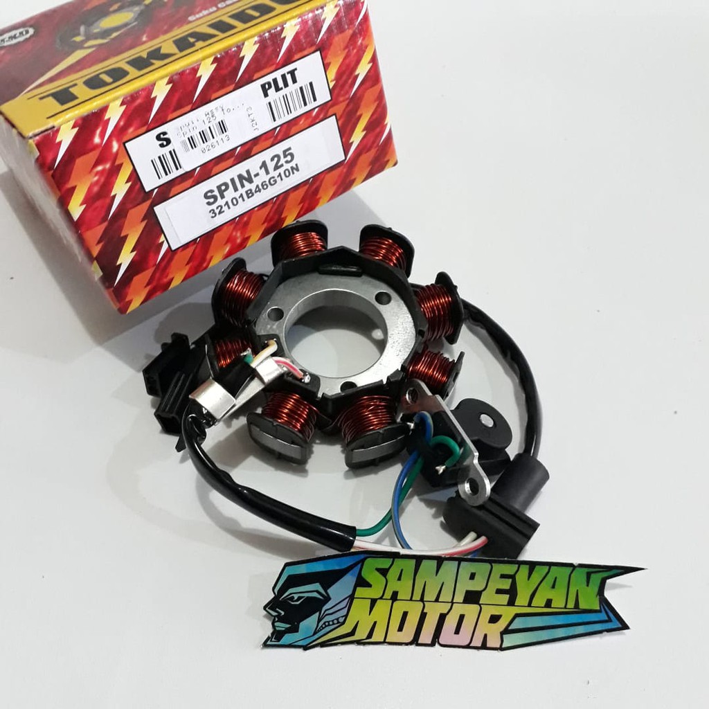 Jual Spul Spull Stator Assy Suzuki Spin 125 Tokaido | Shopee Indonesia
