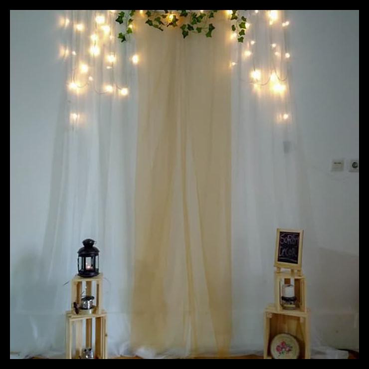 Jual Backdrop Background Photobooth Lamaran Wedding Atau Acara Arisan ...