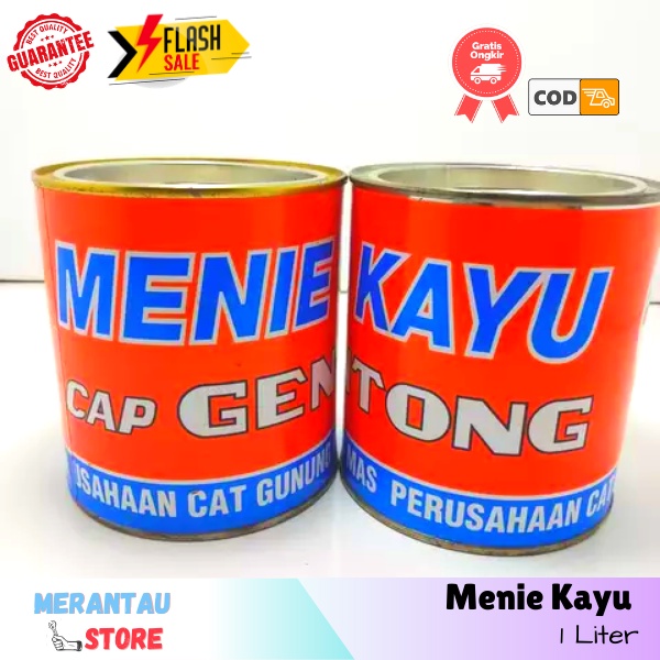 Jual Meni Kayu Cap Gentong / Cap Macan Menie Kayu Pelapis Dasar Cat ...