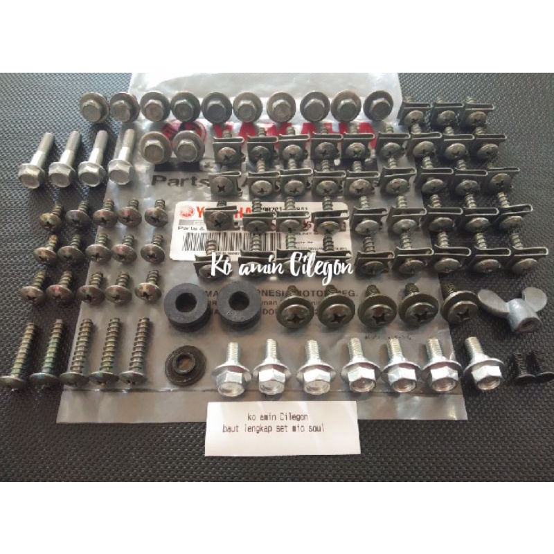 Jual baut lengkap set full body motor yamaha mio soul lama karbu ...