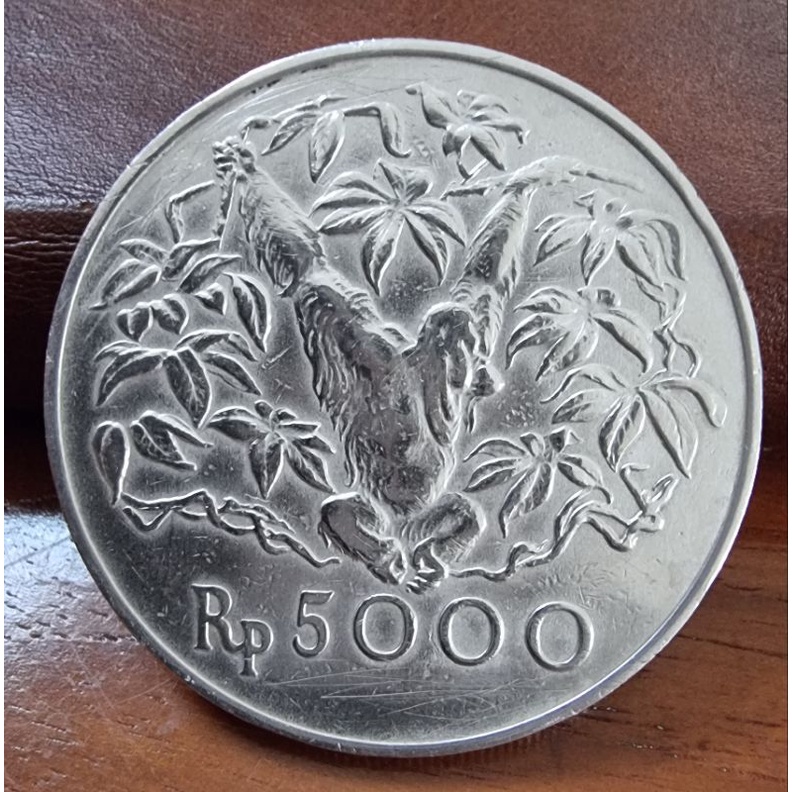 Jual koin perak kuno rp 5000 seri WWF tahun 1974 | Shopee Indonesia