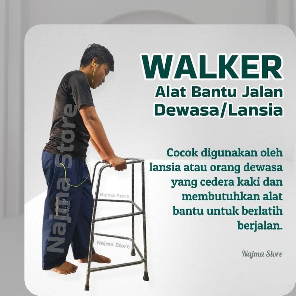 Jual walker lansia alat bantu jalan orang tua dewasa | Shopee Indonesia