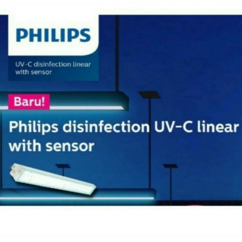 Jual Philips Disinfection UV C Linear with sensor lampu TL bakteri virus | Shopee Indonesia
