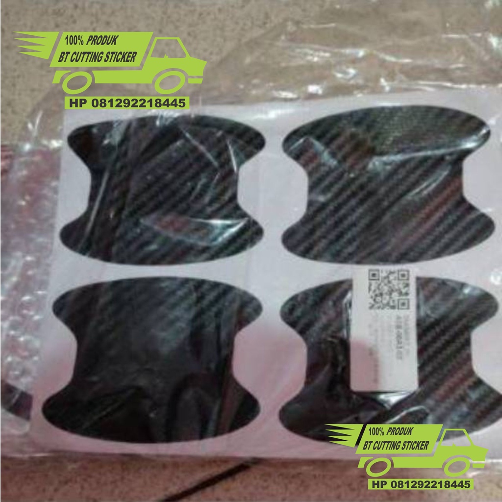 Jual 4pecs sticker pengaman handle pintu mobil sticker carbon 3D semua ...