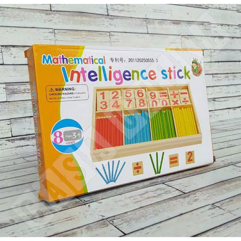 Jual Mathematical Intelligence Stick/ belajar berhitung anak | Shopee ...