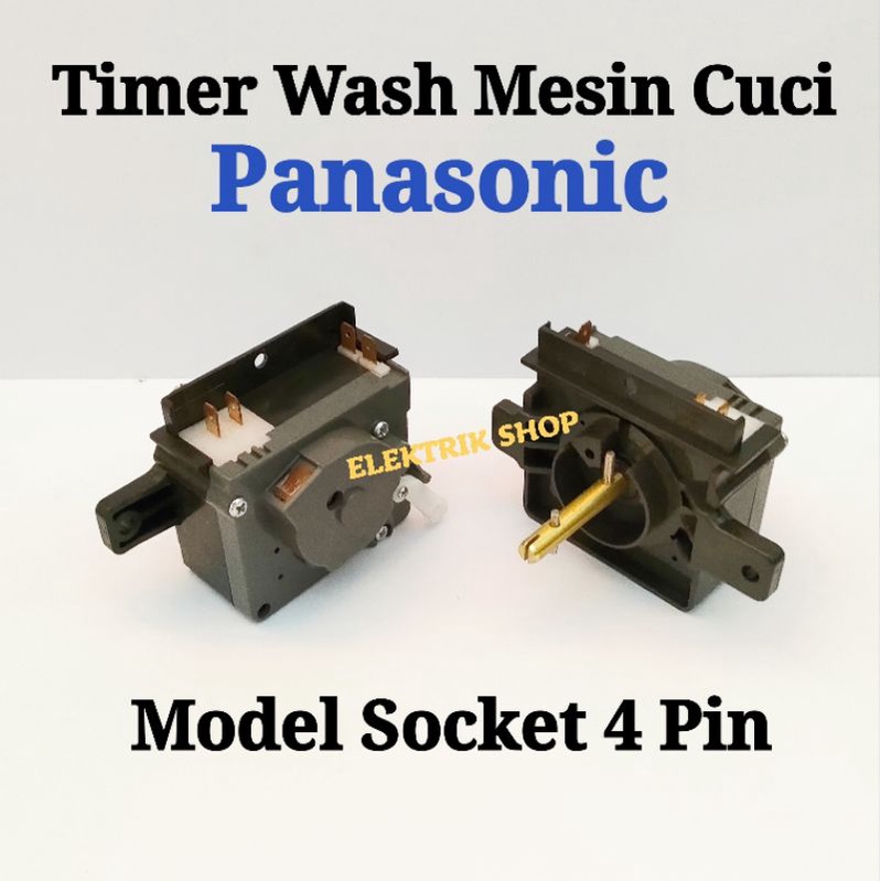 Jual TIMER WASH MESIN CUCI PANASONIC MODEL SOCKET 4 PIN / 4 KAKI ...