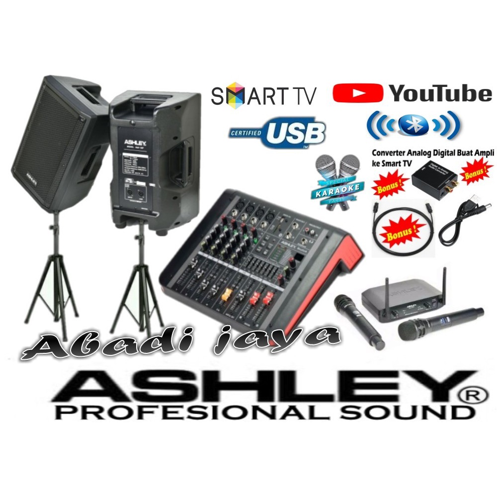Jual paket sound system ashley hall 10p studio 4 provoice 10 inch ...