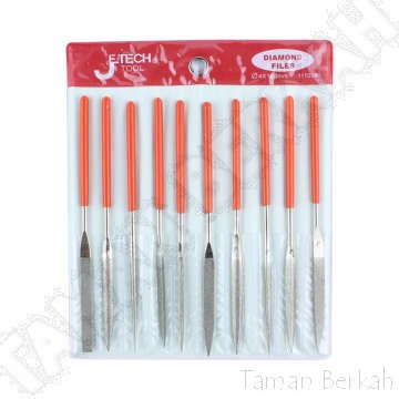 Jual JETECH KIKIR DIAMOND MINI 10 PCS - DIAMOND MINI FILE SET 10PCS ...