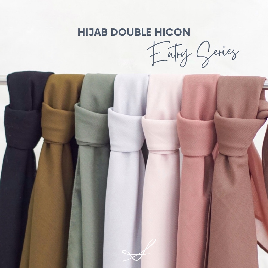 Jual SNAP Hijab Segi Empat Double Hicon – Entry Series | Shopee Indonesia
