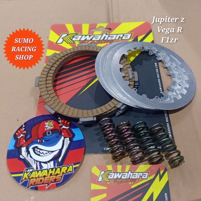 Jual Paketan Kawahara Racing Kampas Kopling + Per kopling Jupiter Z / Vega / Vega R / F1ZR ...