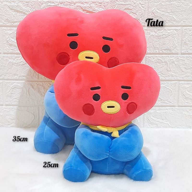 Jual Boneka Karakter BT21 / Sitting BTS Doll / Boneka BTS 25cm & 35cm ...