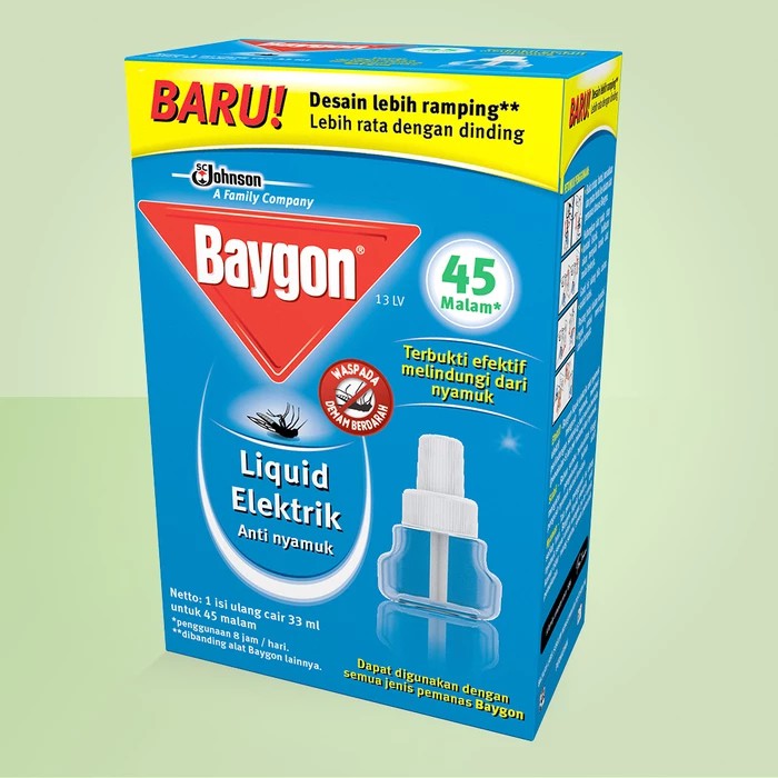 Jual Baygon Liquid Elektrik Refill Regular 33ml | Shopee Indonesia