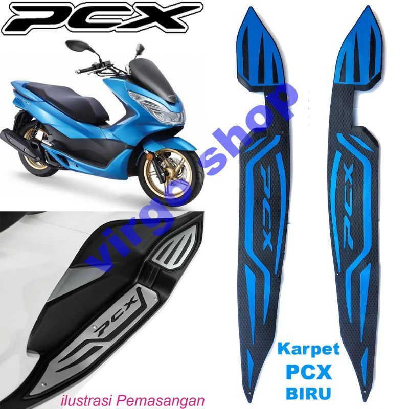 Jual Karpet Motor PCX 150 PCX 160 Lokal Karpet Bordes Karet Pijakan ...