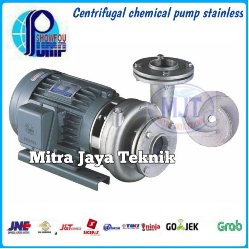 Jual Mesin Pompa Centrifugal Showfou CVQ-232 pompa kimia Stainless pump ...