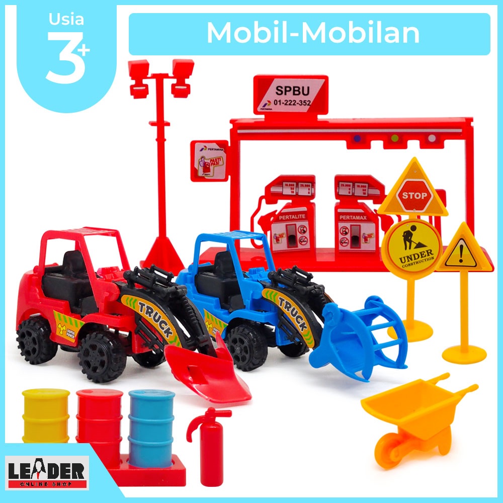 Jual MAINAN EDUKASI POMPA BENSIN SPBU PLAYSET TRACTOR & RAMBU ...