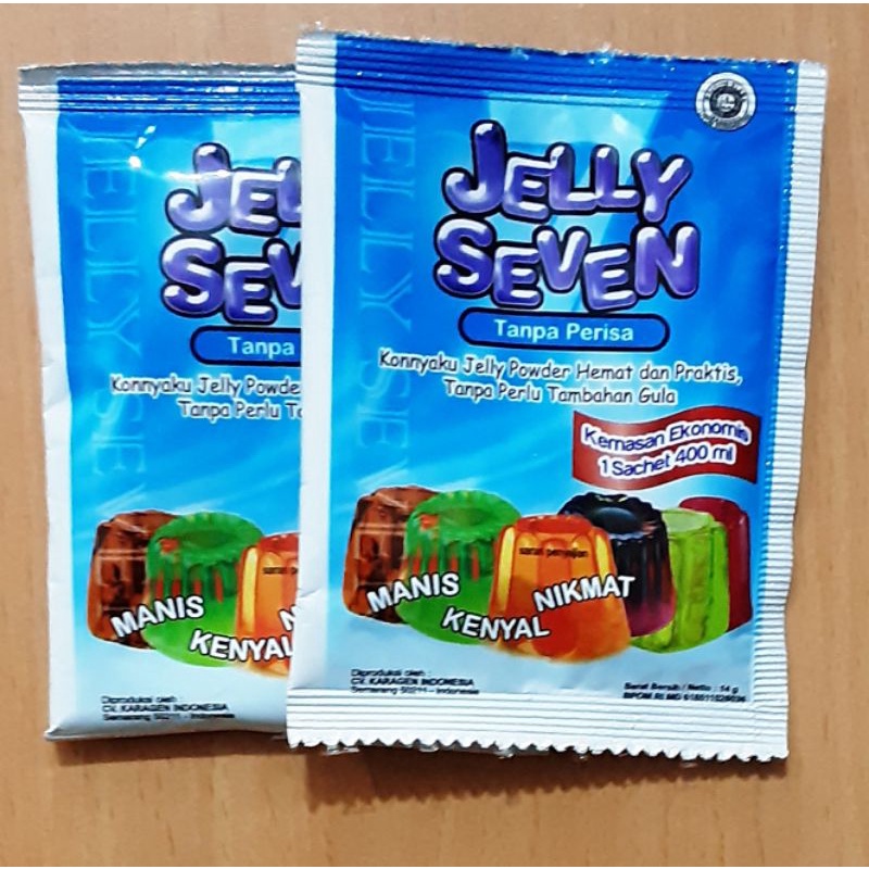 Jual JELLY SEVEN / JELLY 7 POWDER ANEKA RASA BUAH SEGAR KEMASAN ...