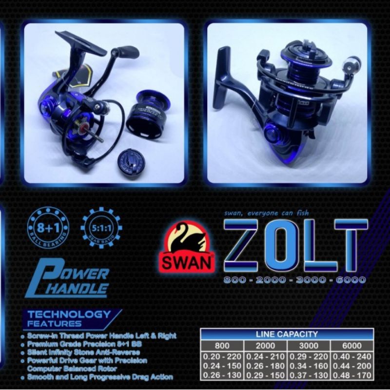 Jual REEL SWAN ZOLT 800 | Shopee Indonesia