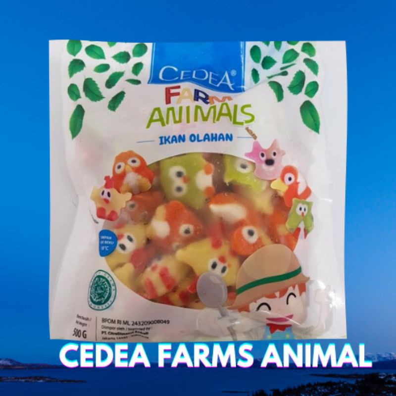 Jual Cedea Ikan Olahan Farms Animal dan Oriental Cartoon | Shopee Indonesia