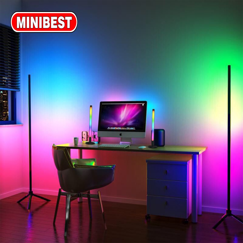Jual Lampu RGB Stand Sudut Lantai Kamar Minimalis / Standing Side Floor ...