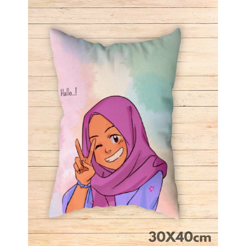 Jual Bantal Custom Foto 2 sisi FULL PRINTING 1 Bantal 1 Gambar Uk30x40 ...