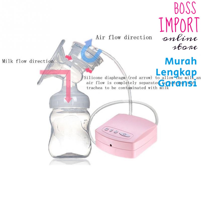 Jual Pompa ASI Elektrik Otomatis Milk Breast Pump -BOSSIMPORT | Shopee ...