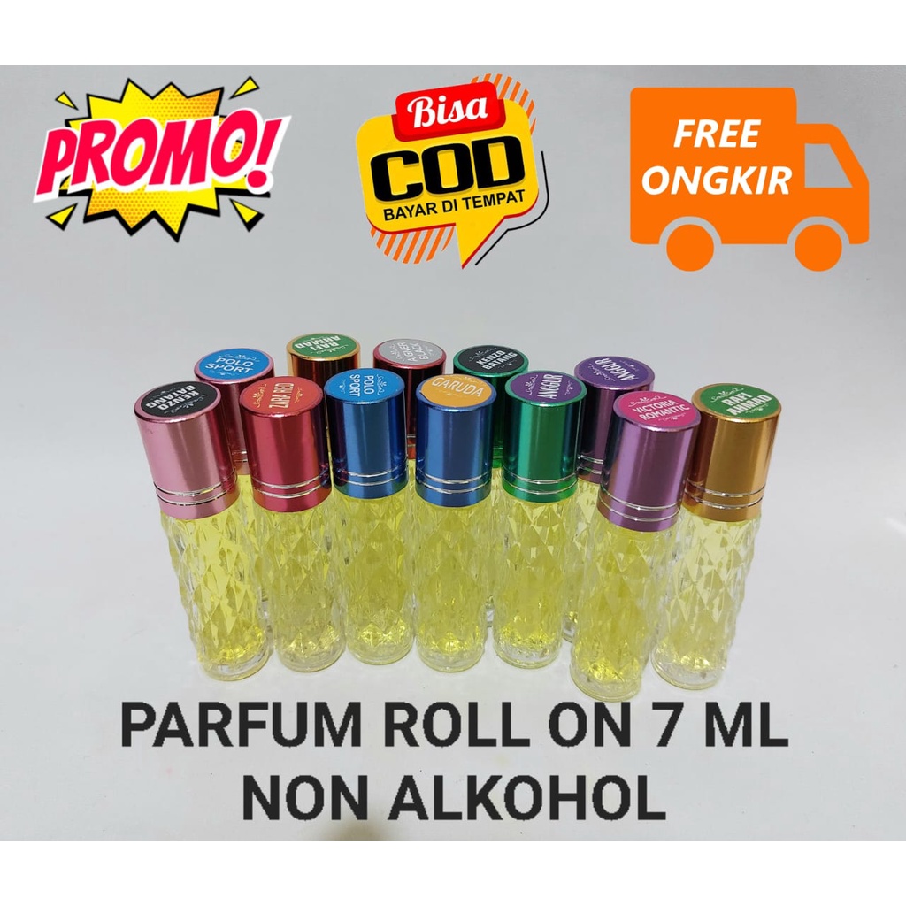 Jual (7 ML) PARFUM ROLL ON BIBIT NON ALKOHOL TERMURAH. KUALITAS TERBAIK ...