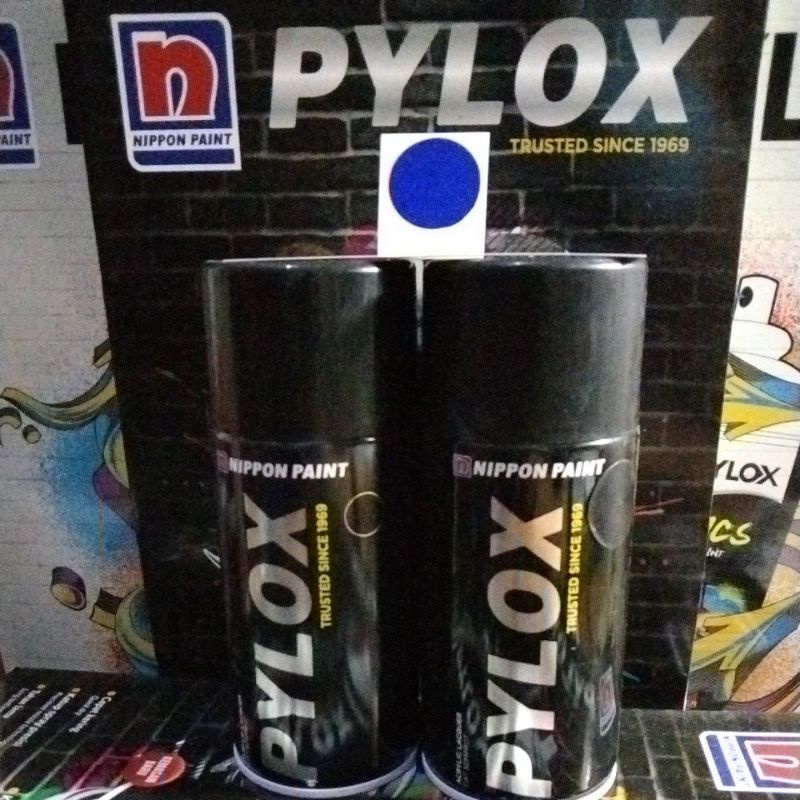 Jual PYLOX B195M Sporty Blue Metalic / Cat Semprot 300cc | Shopee Indonesia