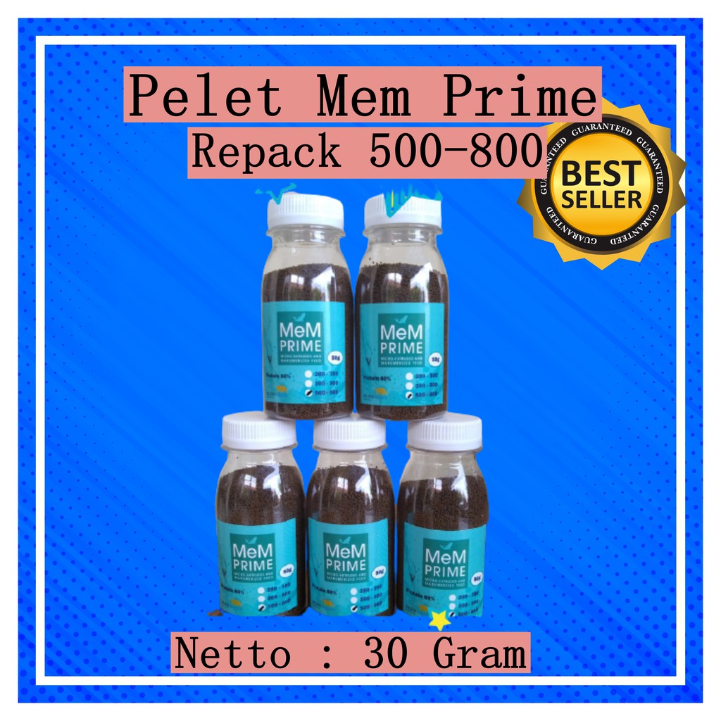 Jual Pelet Mem Prime 500-800 30 Gram | Shopee Indonesia