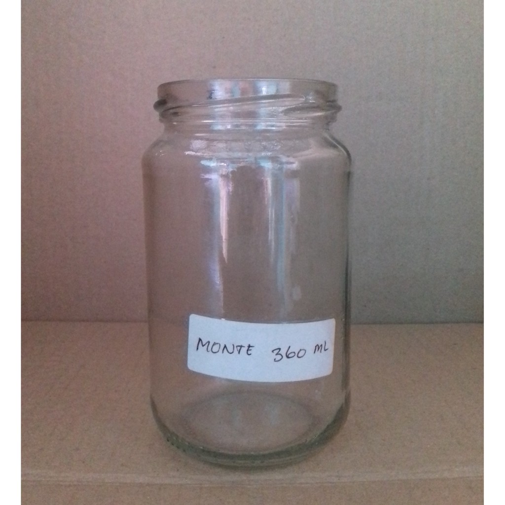 Jual Jar Kaca 360ml - MONTE (12 PCS) | Shopee Indonesia