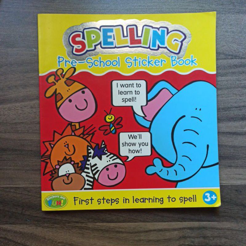 Jual Spelling pre-school sticker book | Shopee Indonesia